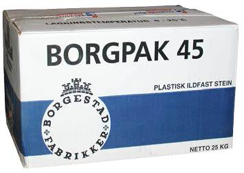 PLASTISK ILDFAST STEIN BORGPAK 45 25kg fra S-varme