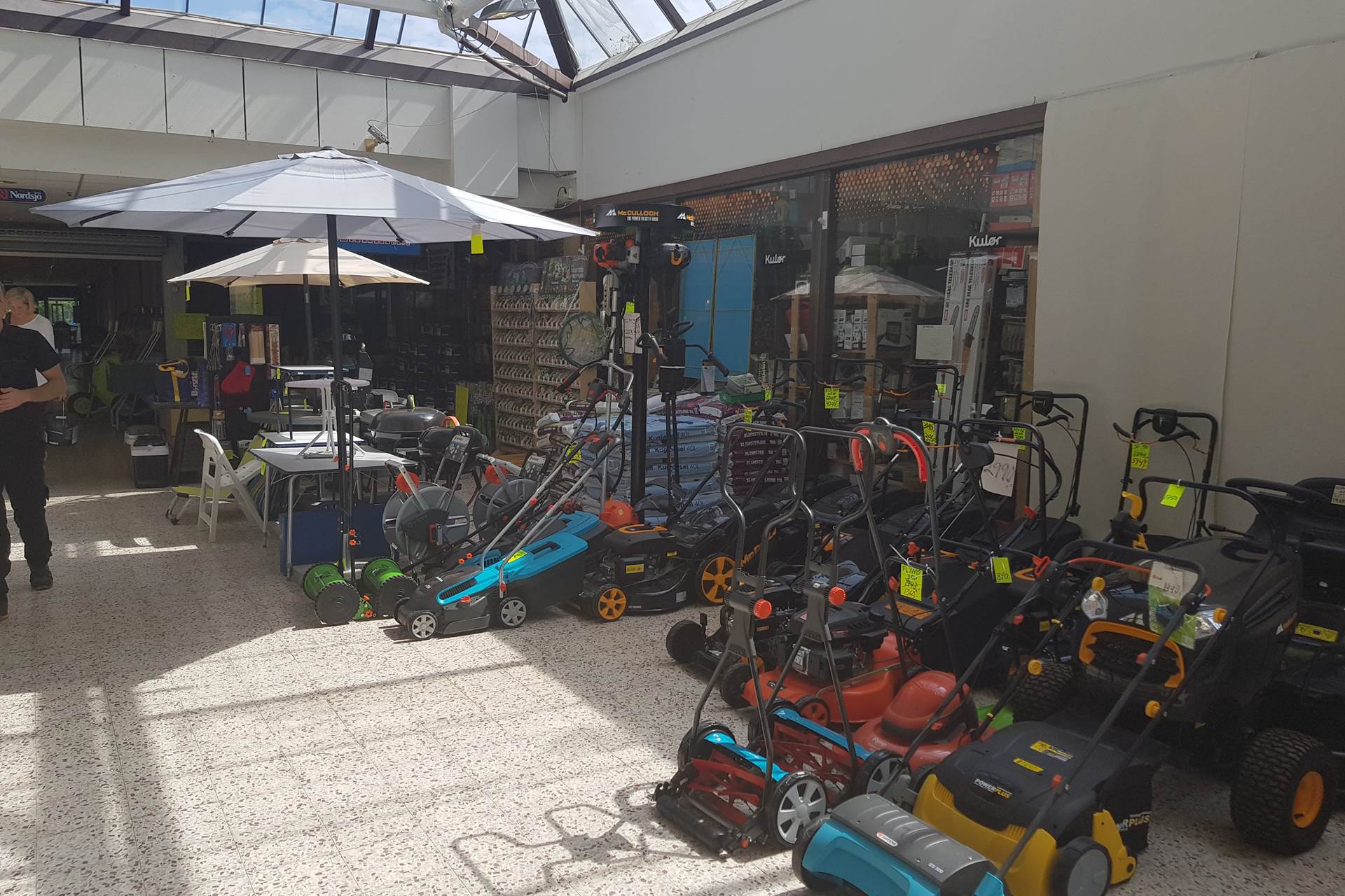 Butikkene På Gulsetsenteret I Skien